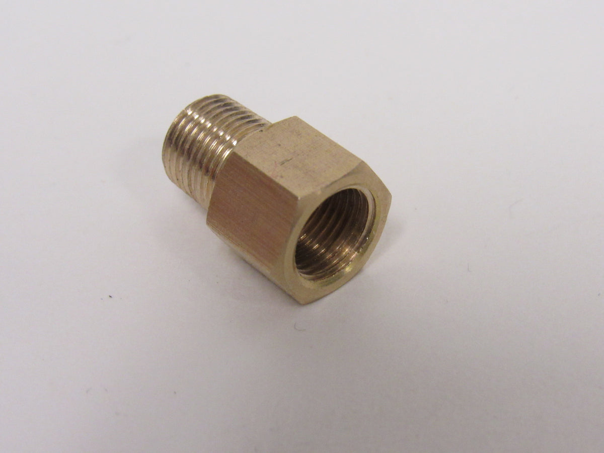 1/4" MNPT X 1/4" BSPP Female Brass Adapter (NPT X BSPP)