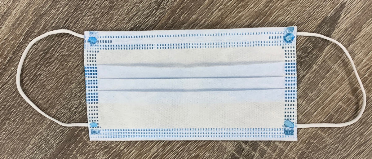 Disposable Protective Mask (Level 2 Pleated Mask) - 50 Count