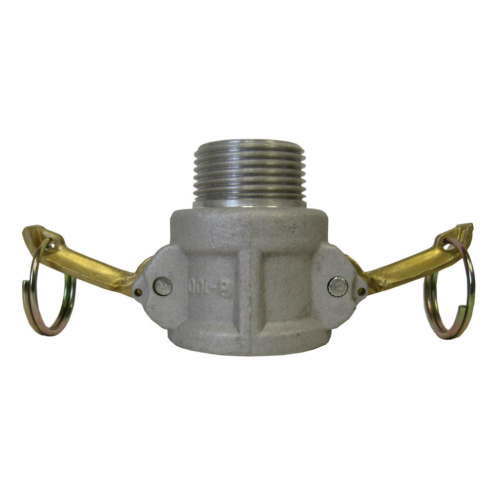 1" Aluminum Cam & Groove Fitting B100 Female Camlock X MNPT