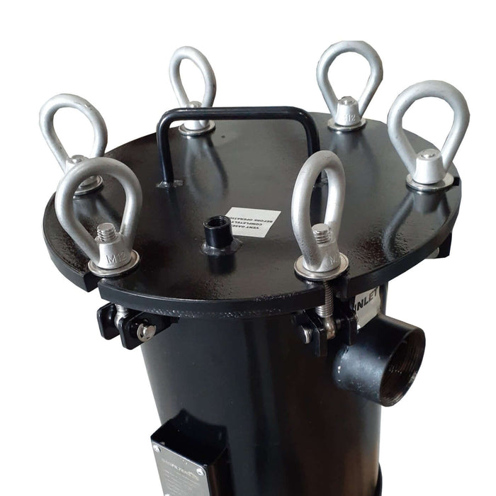 #2 Filter Housing Carbon Steel, 2" NPT In/Out, 150 PSI | PRM