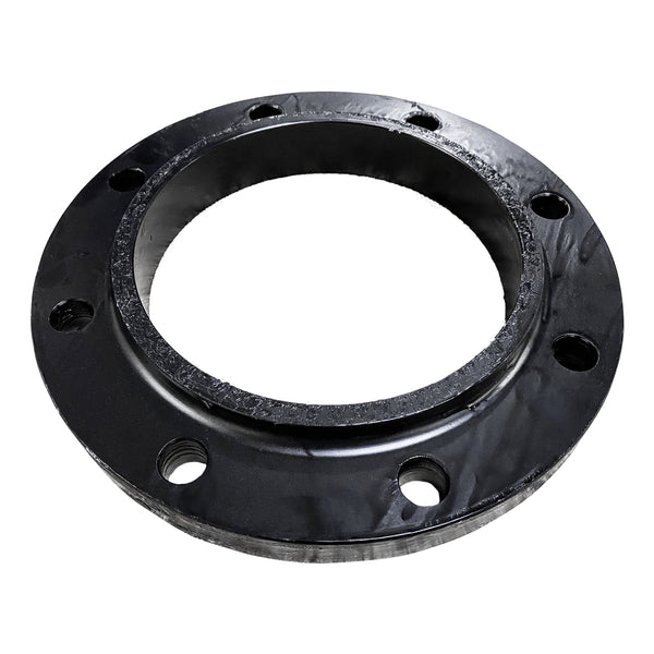 8" Black Steel Slip-On Flange (Carbon Steel), Weld, Class 150