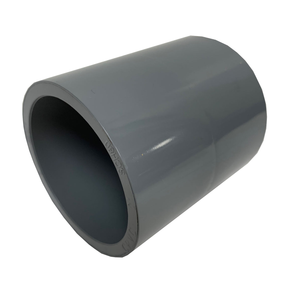 3" Schedule 80 CPVC Straight Coupling - Socket x Socket