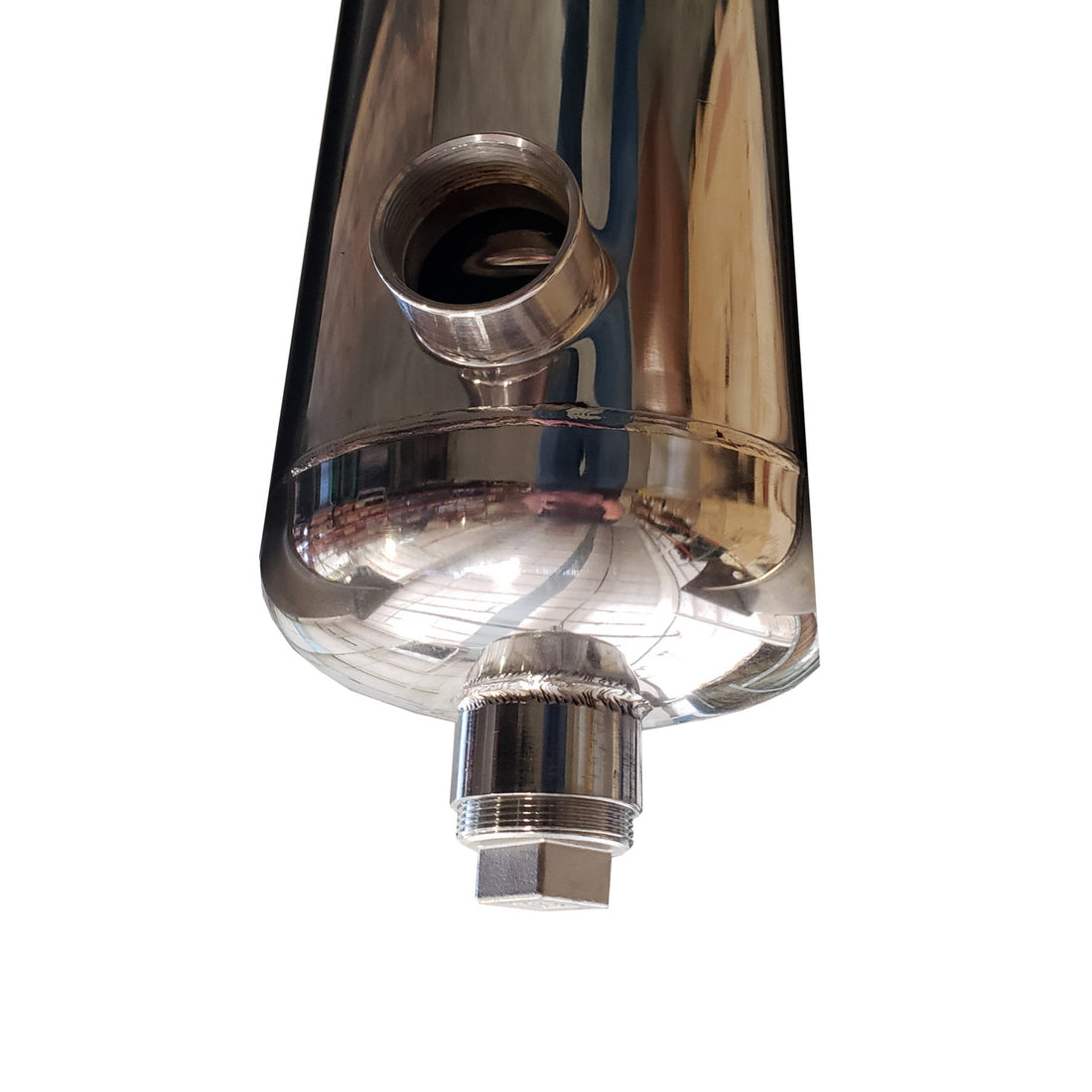 #2 Filter Housing 304 SS 2" NPT, Dual Side/Bottom Out 150 psi