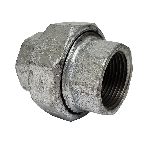 Galvanized Union - 1/2 Inch NPT Thread | Galvanized Fittings