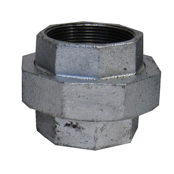 Galvanized Union - 1-1/2 Inch NPT Thread | Galvanized Fittings