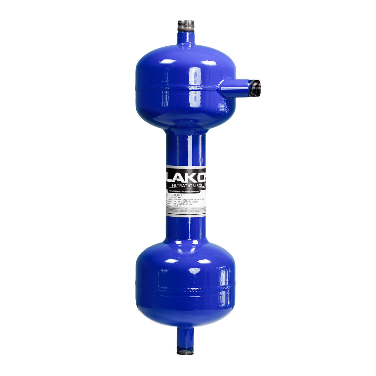 Lakos ILB-0037 Centrifugal Separator (Carbon Steel), 3-6 GPM