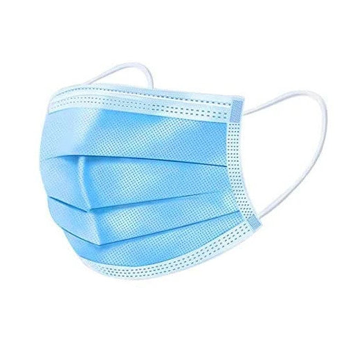 Disposable Protective Mask (Level 2 Pleated Mask) - 50 Count