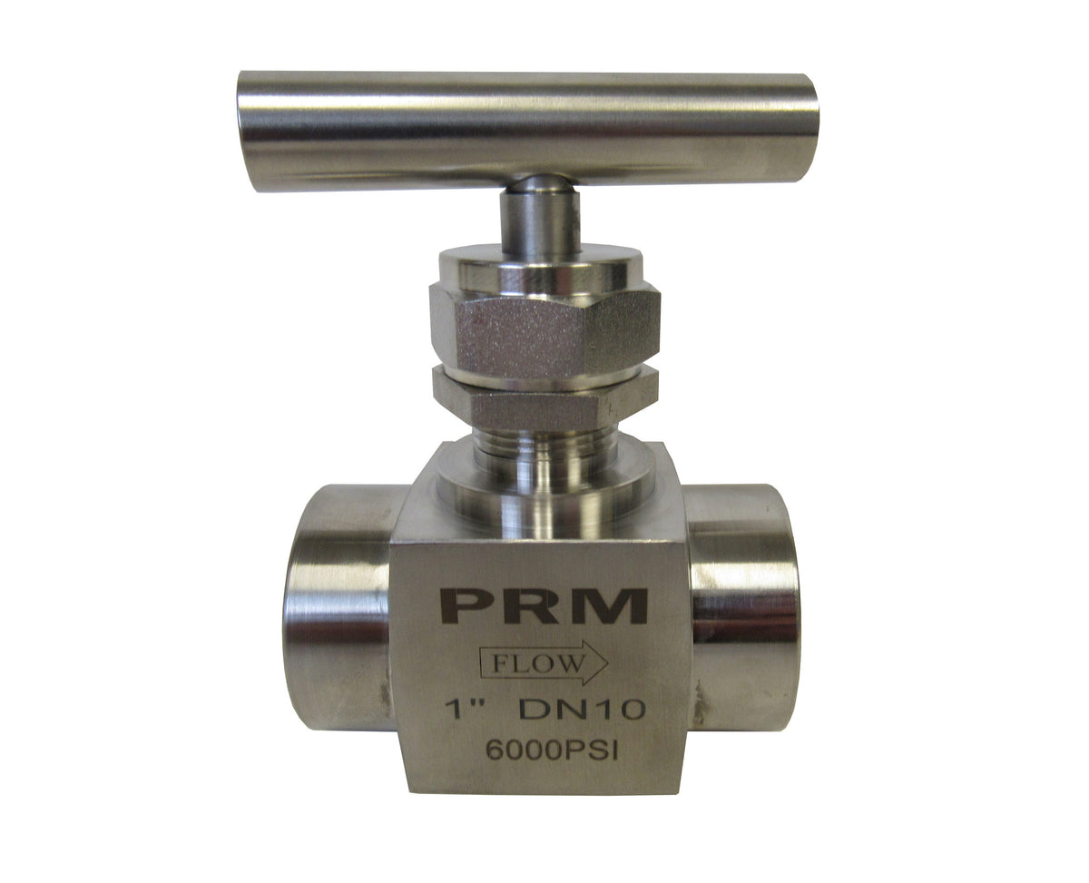 1 Inch Needle Valve, 304 Stainless Steel (Female NPT)