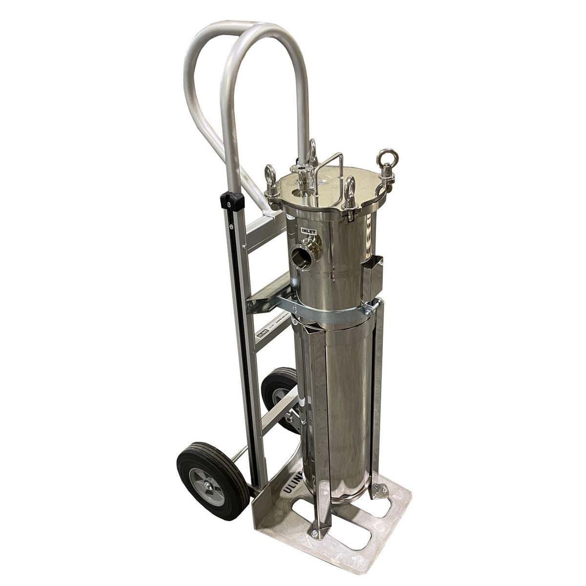 Portable Stainless Steel Bag Filter Housing, #2 Size, 2" NPT In/Out ...