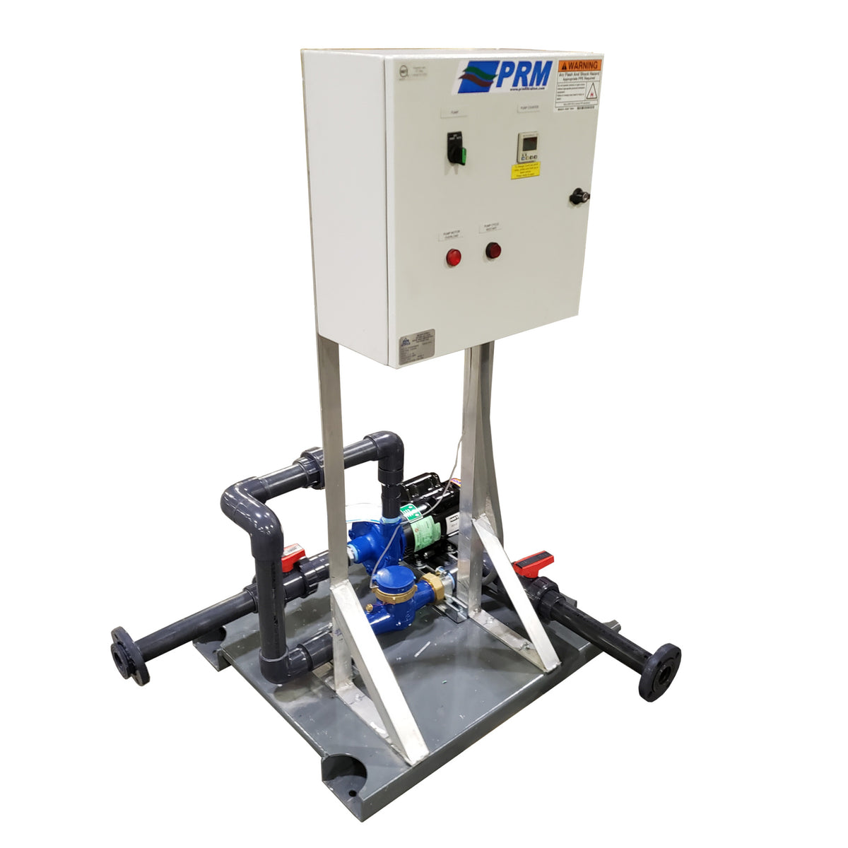 Skid Mounted Pump System With Control Panel