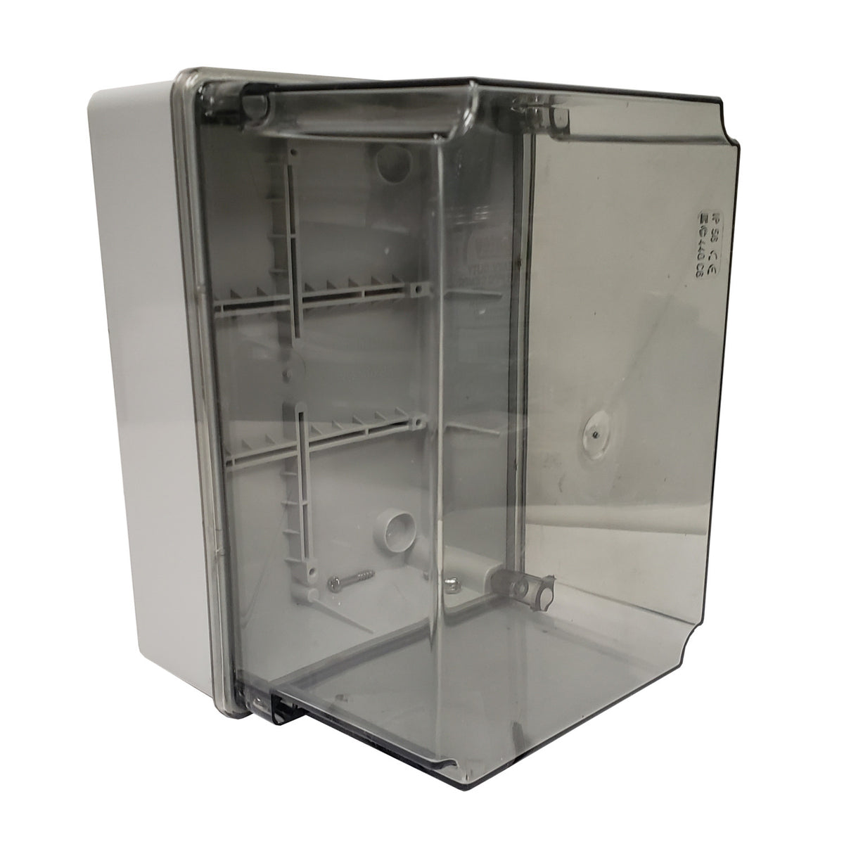 Plastic Junction Box - Clear Raised Cover, 5.91" x 4.33" x 5.51"