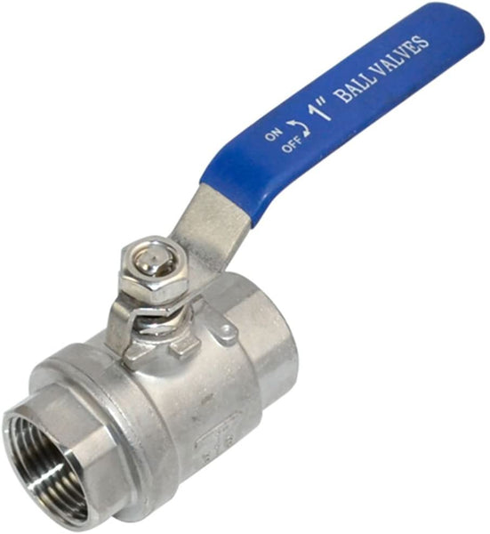 TJ Valve 1 Inch Full Port Ball Valve Stainless Steel 316 Heavy Duty fo