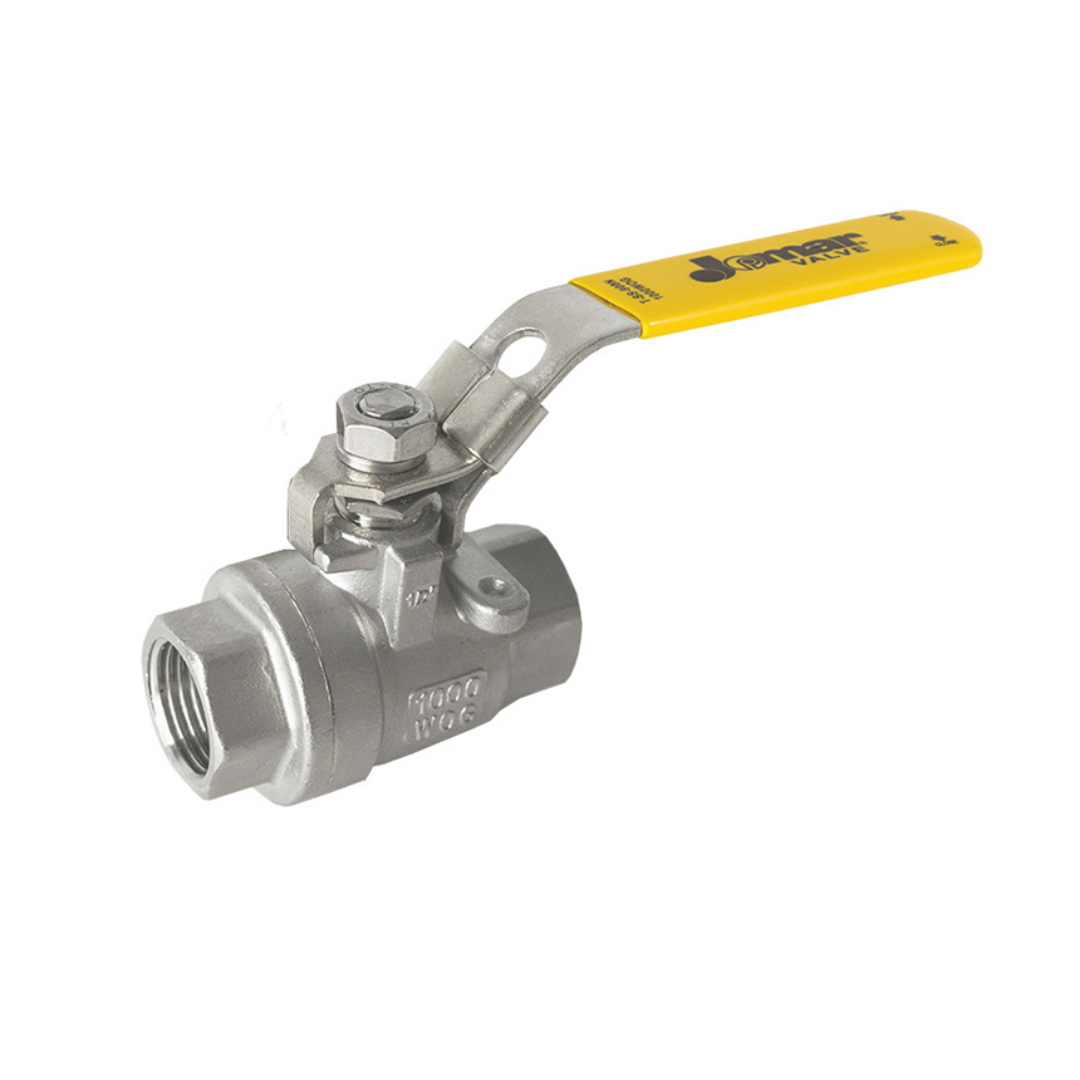 Jomar 100-908 2" Stainless Steel Ball Valve 2-Pc, Standard Port, NPT