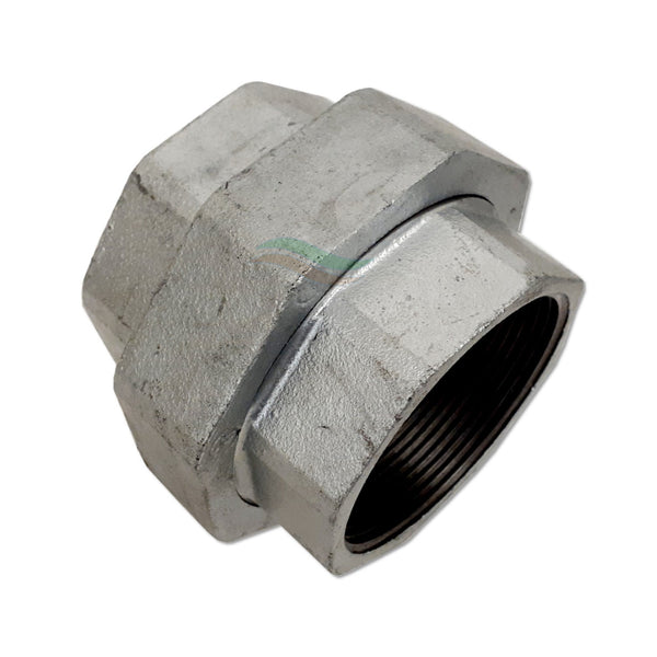 Galvanized Union - 2-1/2 Inch NPT Thread | Galvanized Fittings
